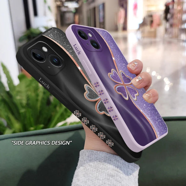 Silicone Lucky Grass Case For iPhone – poomelo