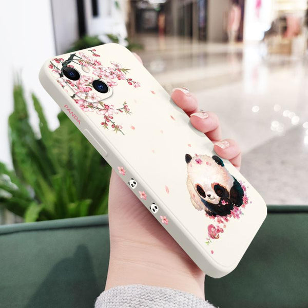 Flower Panda Phone Case For iPhone – poomelo